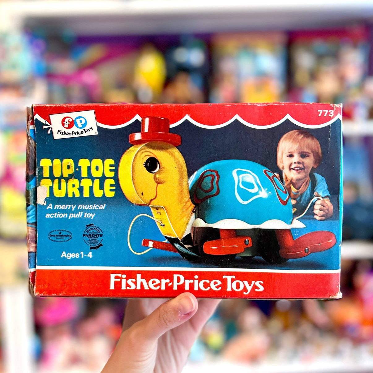 Fisher-Price: Tip-Toe Turtle #644 (60s/70s) – PopCultGang