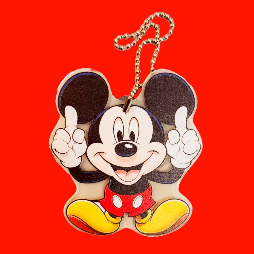 Mickey Mouse Pointing At Ears Flat Keychain (Disney, 2000s) – PopCultGang