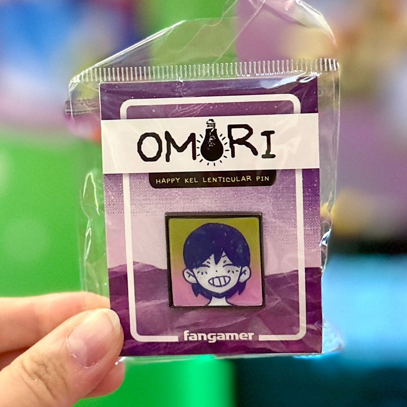 Omori - Happy Kel Lenticular Pin (Fangamer) – PopCultGang