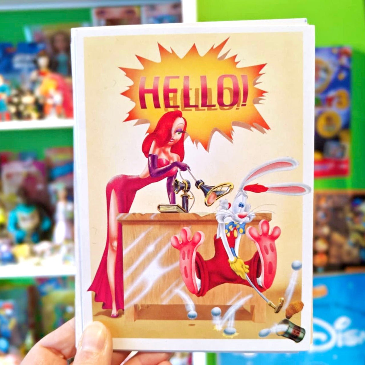 Roger Rabbit & Jessica Postcards (Disney, 80s) – PopCultGang