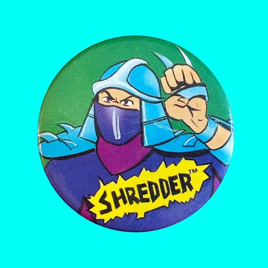 Teenage Mutant Ninja Turtles: Shredder Pin Badge (80s) – PopCultGang