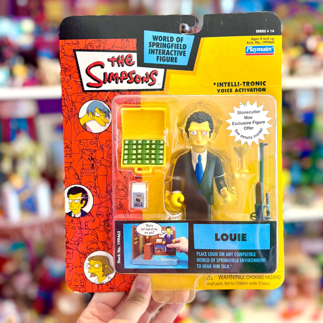 The Simpsons: World of Springfield - Louie Action Figure (2000s ...